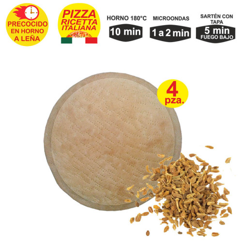 Prepizza Integral personal| La artesana Panificadora Perú