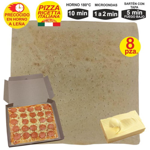 Prepizza leña Oregano familiar| La artesana Panificadora Perú