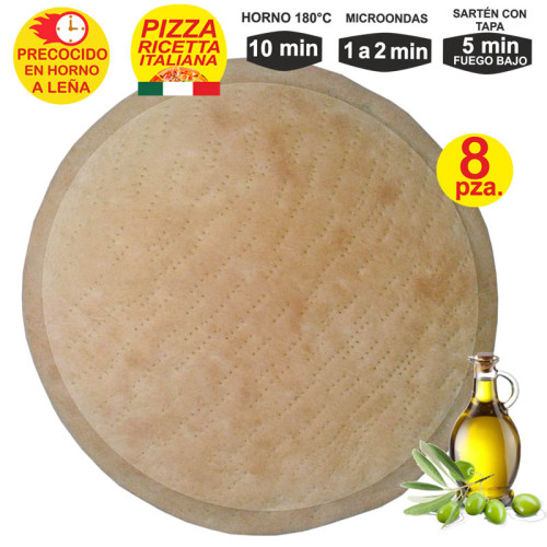 Prepizza a la leña Olivo familiar| La artesana Panificadora Perú